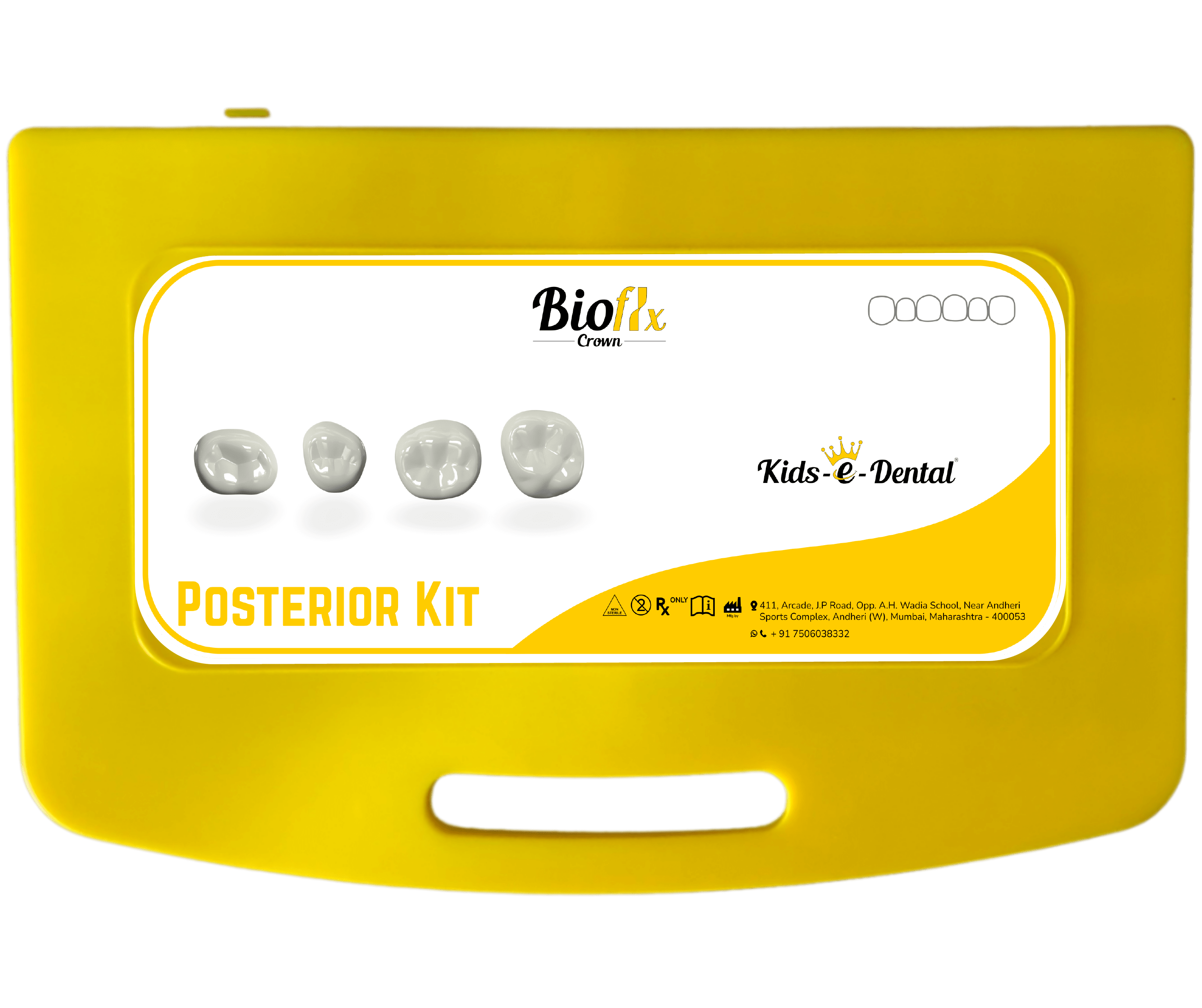 Kids-e-Dental Bioflx Crowns Posterior Trial Kit